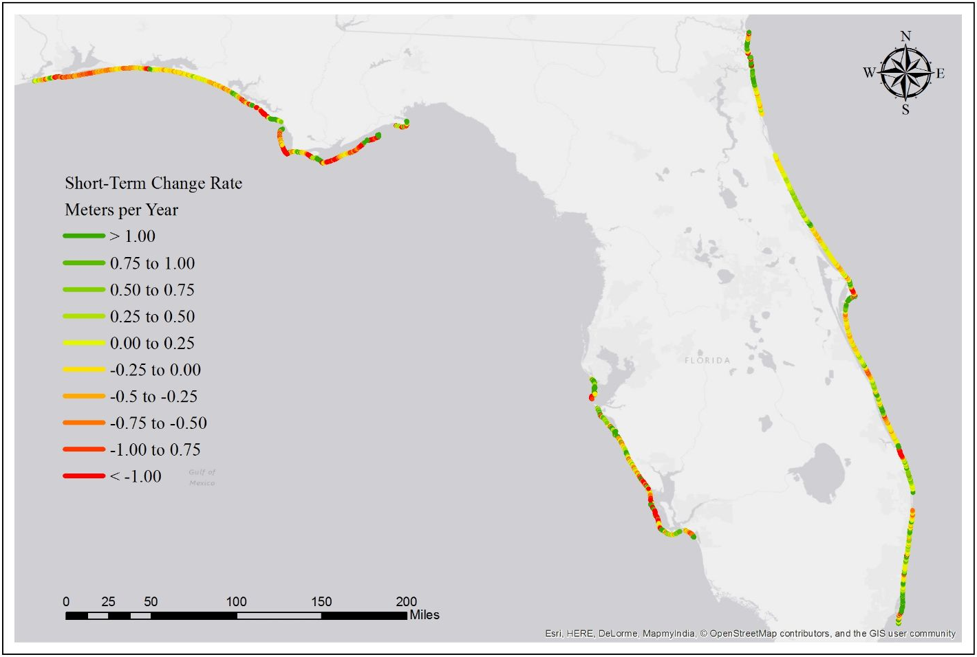 Mapping Historical Changes in Florida's Coastline from 1875 to 2000 ...